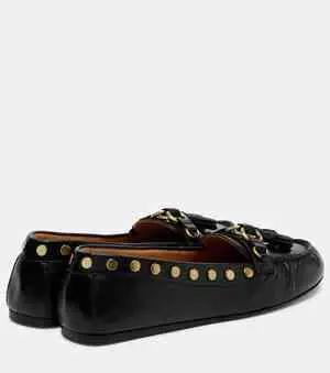 Isabel Marant Faxel Studded Leather Loafers
