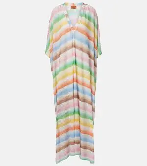 Missoni Zigzag Knitted Beach Cover-up - Multicoloured