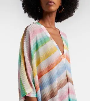 Missoni Zigzag Knitted Beach Cover-up