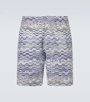 Missoni Zigzag Cotton Shorts - Multicoloured