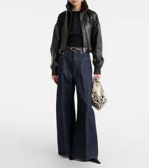 Sportmax Dangri Wide-leg Jeans