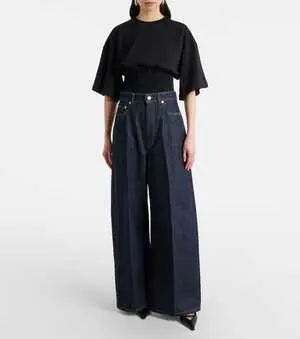 Sportmax Dangri Wide-leg Jeans