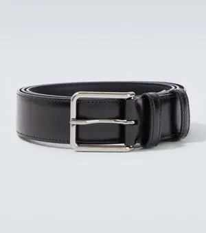 Loro Piana Mayfair Leather Belt - Black