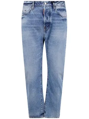 Dsquared2 Straight Leg Jeans - Blue