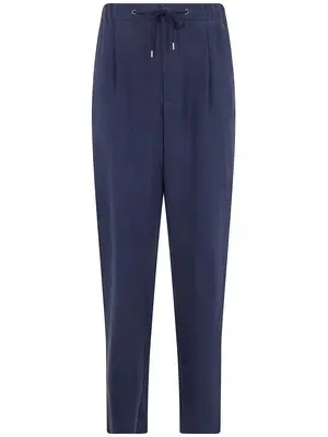 Giorgio Armani Wide-leg Linen Trousers