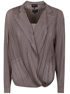Giorgio Armani Twin Set Plisse - Gray
