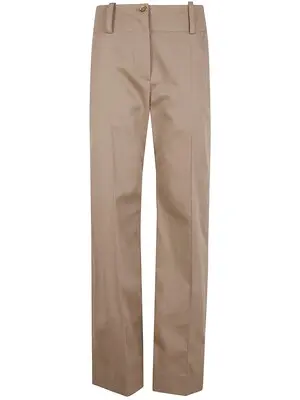 Patou Large Belt Straight Trousers