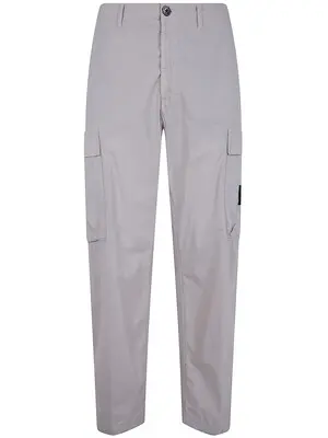 Stone Island Tailored Cargo Trousers - Gray