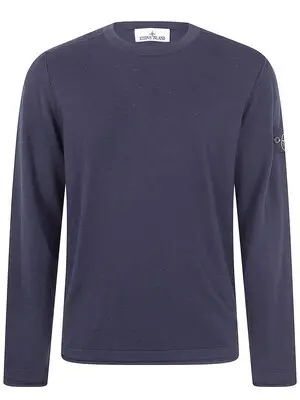 Stone Island Crew Neck Classic Sweater - Black