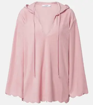 Marysia Baughman Cotton-blend Terry Tunic - Pink