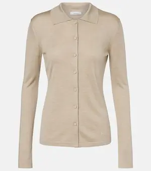 Max Mara Flash Silk And Cashmere Shirt - Beige