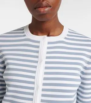 Max Mara Master Striped Cardigan - White