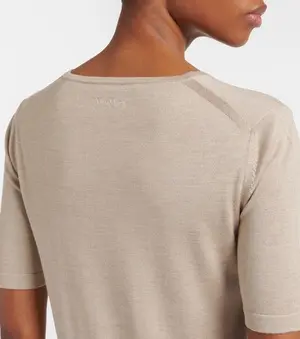 Max Mara Valido Silk And Cashmere Top