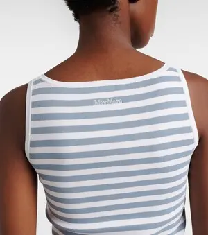 Max Mara Cippo Striped Tank Top - Blue