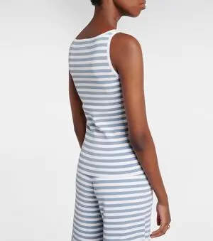 Max Mara Cippo Striped Tank Top - Blue