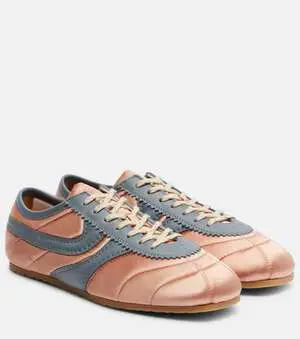 Dries Van Noten Gold Tone Sneakers For Women