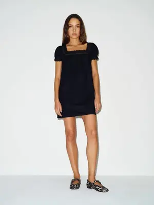 REFORMATION Joliette Mini Dress - Black