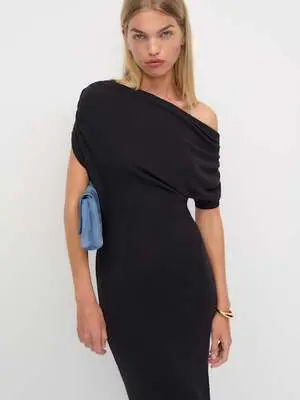REFORMATION Iris Knit Dress - Black