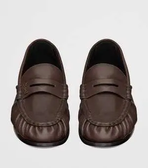 Saint Laurent Leather Loafers