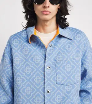 Casablanca Wool Monogram Overshirt