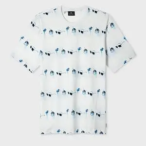 Paul Smith Light 'sunbleached Snaps' T-shirt