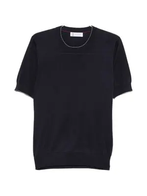 Brunello Cucinelli Cotton T-shirt - Blue