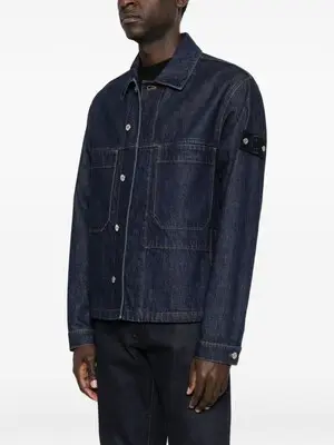 Stone Island Denim Cotton Jacket
