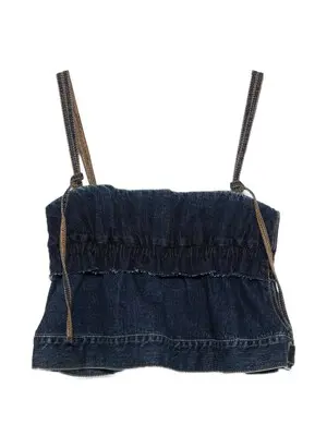 Sacai Denim Tank Top