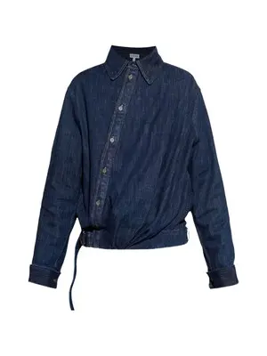 Loewe Draped Denim Shirt