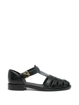 Church's Leather Cage Sandals - Black