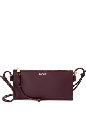 Loewe Joya Leather Pouch - Red