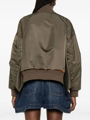 Sacai Nylon Bomber Jacket - Green