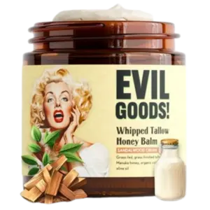EVIL GOODS Whipped Grass-fed Beef Tallow Balm Sandalwood - One-color
