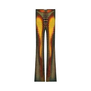 JEAN PAUL GAULTIER Printed Flare Trousers - Multicolor