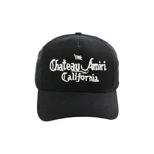 Amiri Chateau Cap - Black