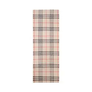 Burberry Mu Gentleman Check Scarf 'stone Check - Tan