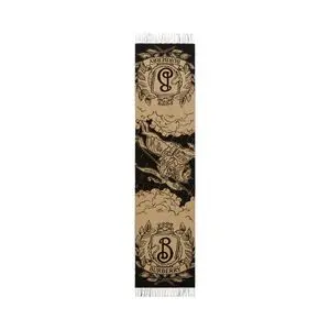 Burberry Mu Wide Reversible Stormy Knight Scarf 'sand - Tan