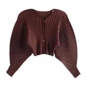 Issey Miyake Ribbed Cardigans For Women