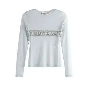 JEAN PAUL GAULTIER Mesh Long-sleeve Top