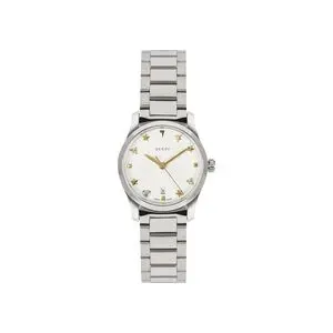 Gucci G-timeless Stainless Steel Bracelet Watch - Silver