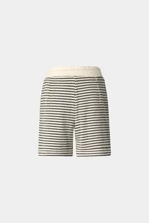 Bogner Steena Jacquard Jersey Shorts - Cream/black