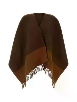 Gucci Wool Cashmere Cape - Brown