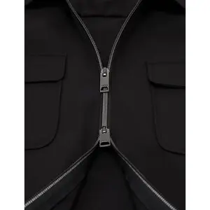 REISS Ascend Long-sleeved Stretch-woven Shirt - Black