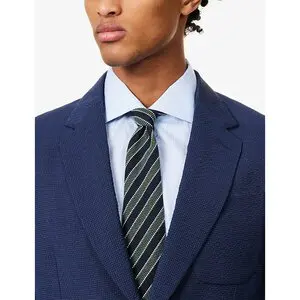 Paul Smith Textured Notch-lapels Stretch-wool Blazer