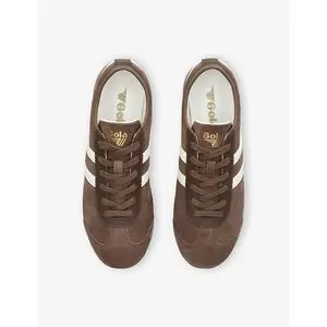 Gola Cleora Suede Trainers - Dark Brown