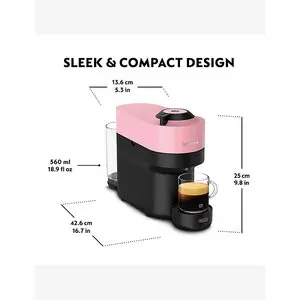 NESPRESSO Vertuo Pop Coffee Machine - Pink