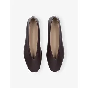 Le Monde Beryl Luna Leather Slipper Flats