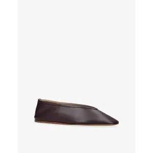 Le Monde Beryl Luna Leather Slipper Flats