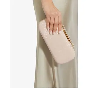 DUNE Oval Leather Clutch