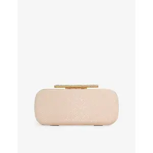 DUNE Oval Leather Clutch